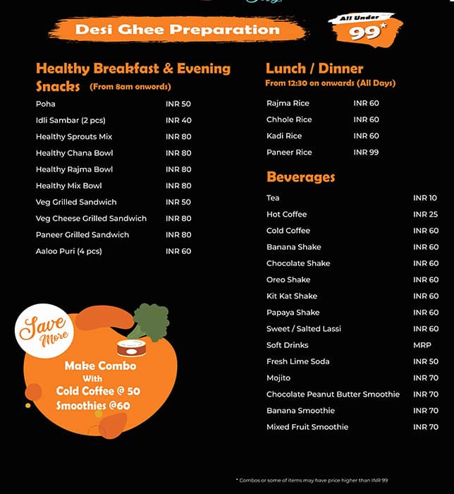 Menu of Momo Delights, Sector 15, Panchkula