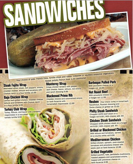 Menu at Tj Smith's restaurant & bar, Jamison