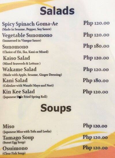 Menu at Day's Hotel pub & bar, Toledo City