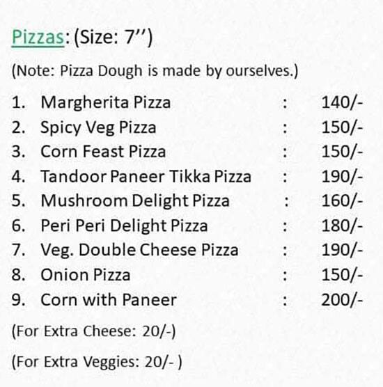 Menu of Bread Box, Kothrud, Pune