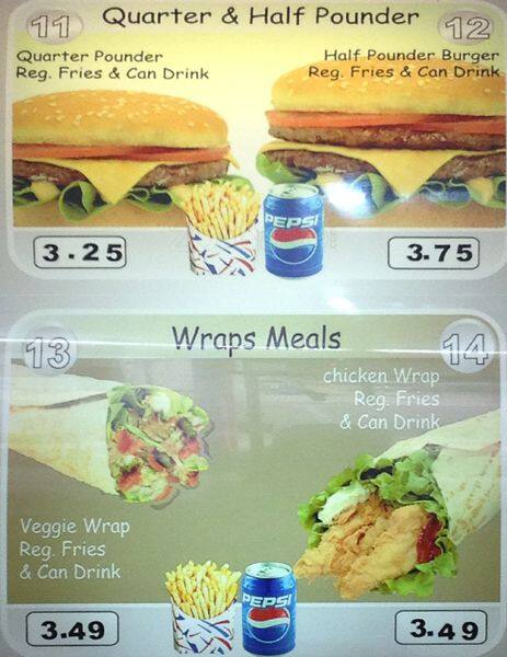Menu at Yummy Chicken restaurant, London, 60A Battersea Park Rd