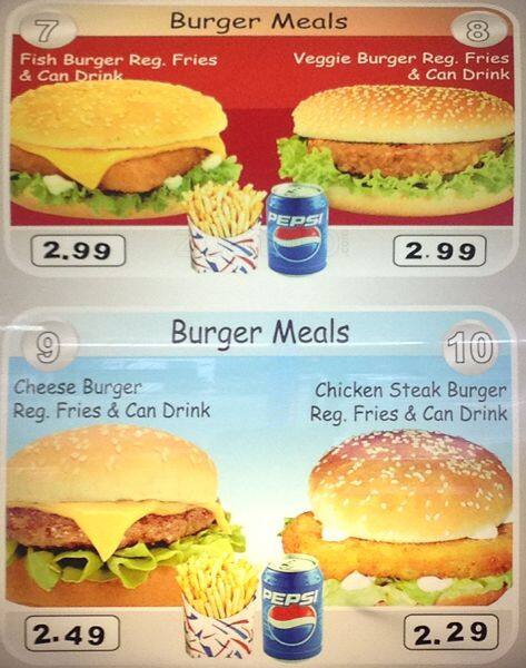 Menu at Yummy Chicken restaurant, London, 60A Battersea Park Rd