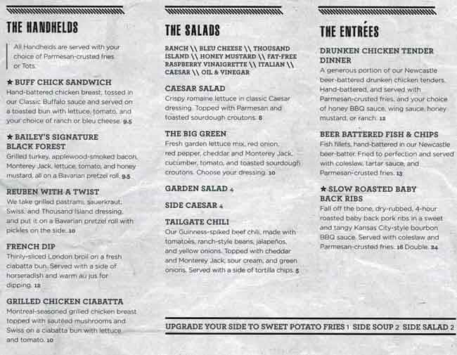 Menu at Fox & Hound pub & bar, Charlotte, Pineville-Matthews Rd