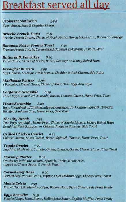 Menu at LK Tea & Grill pub & bar, San Jose