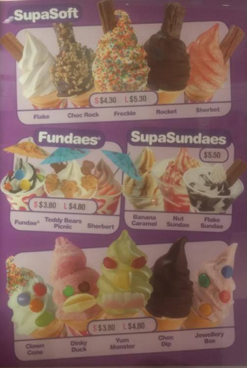 Wendy's Supa Sundaes Menu - Menumania/Zomato