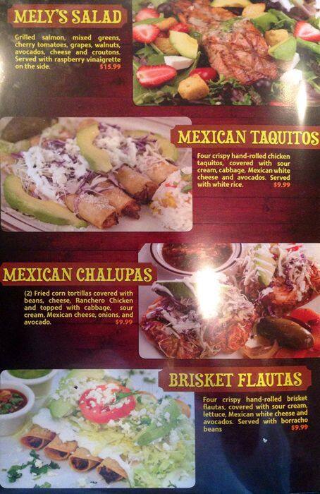Menu at Los Cucos Mexican Cafe - Heights, Houston