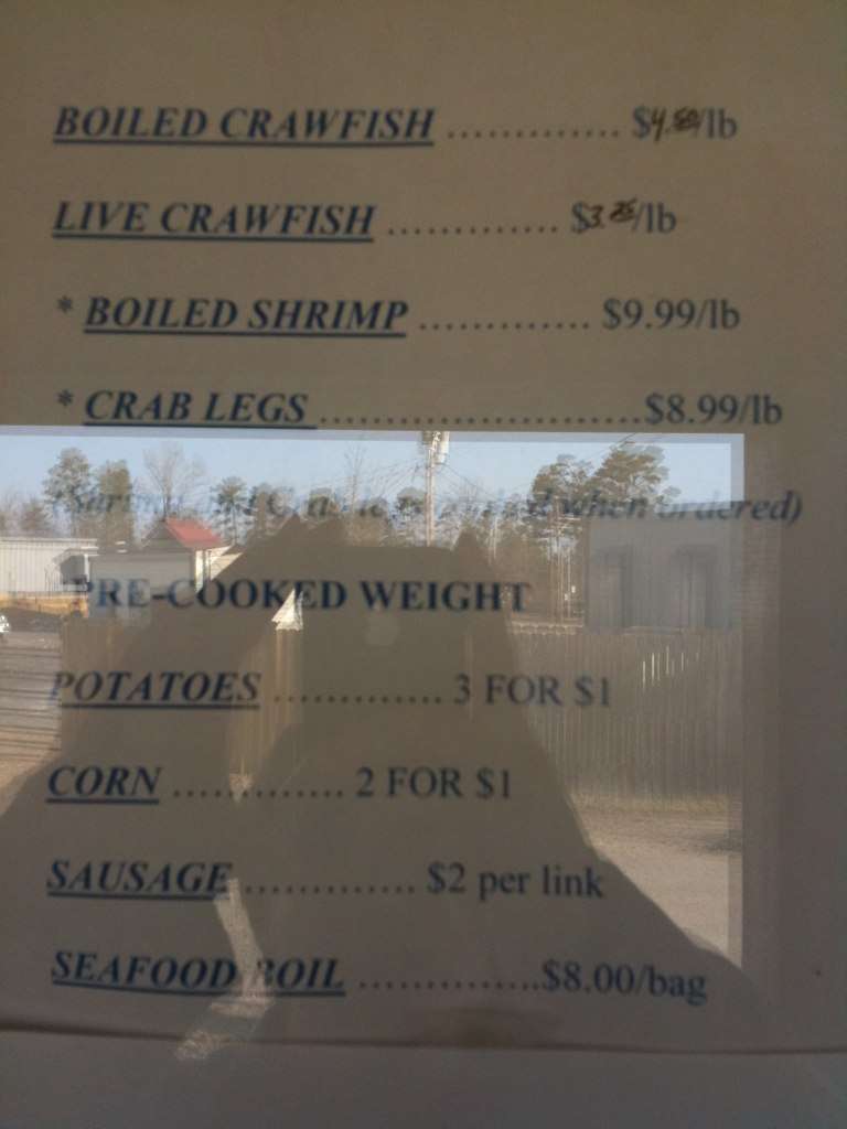 Mudbugs Crawfish & Catering Menu - Urbanspoon/Zomato