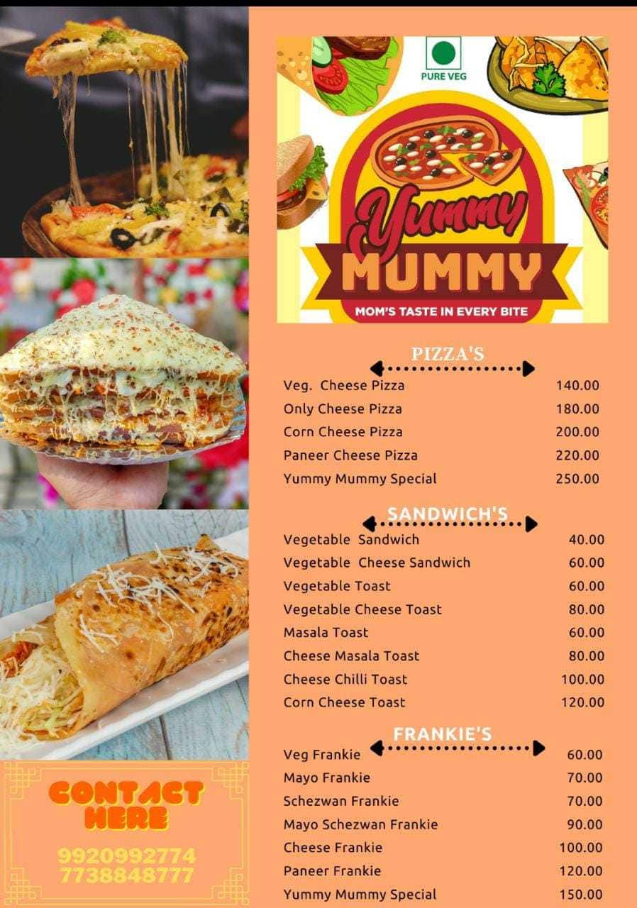 Menu of Yummy Mummy, Mira Road, Mumbai