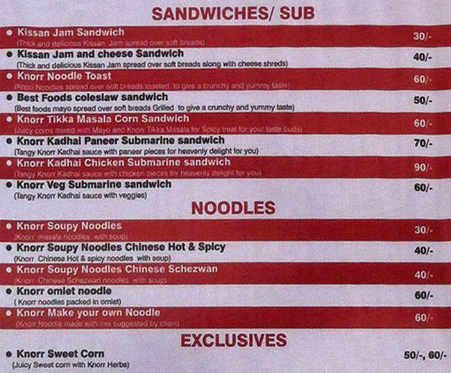 Menu at Bru Gold Cafe, Gurugram