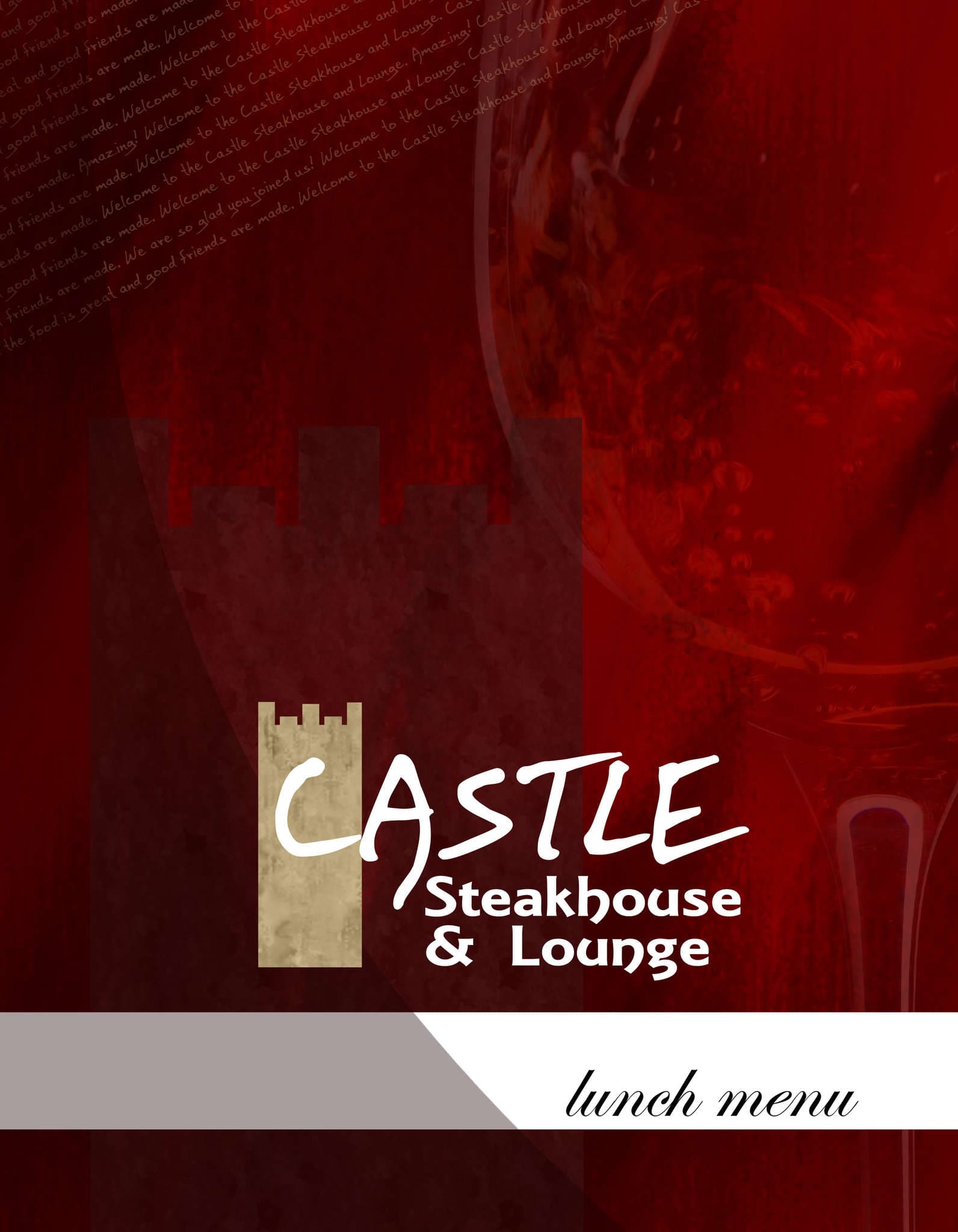 Menu at Castle Steakhouse, Airdrie