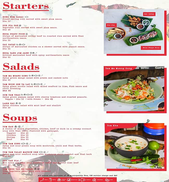 Menu of Wise Kwai - Dusit D2 Kenz Hotel, Barsha Heights, Dubai