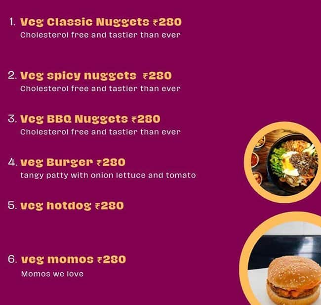 Menu of Pink Door, Mulund West, Mumbai