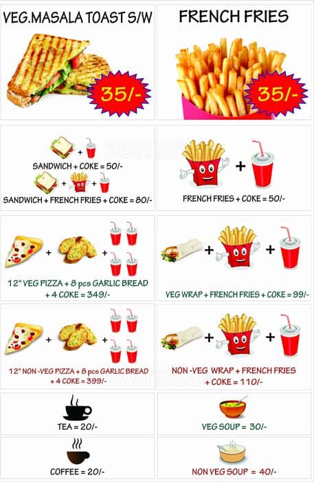 Menu at The Oregano, Mumbai