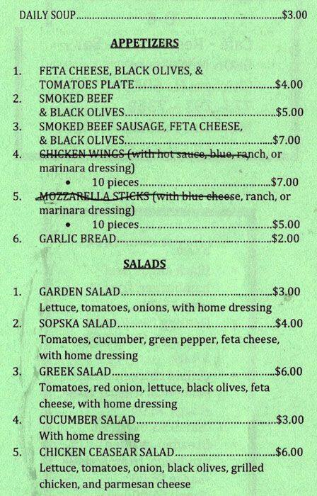D-4 Cafe & Bar Menu, Menu for D-4 Cafe & Bar, West Ridge, Chicago ...