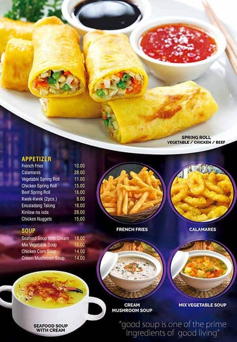 Menu of Manila Pinoy Bakery, Tourist Club Area (Al Zahiyah), Abu Dhabi