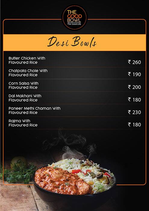 Menu at The Good Bowl, Nagpur, Shop 8