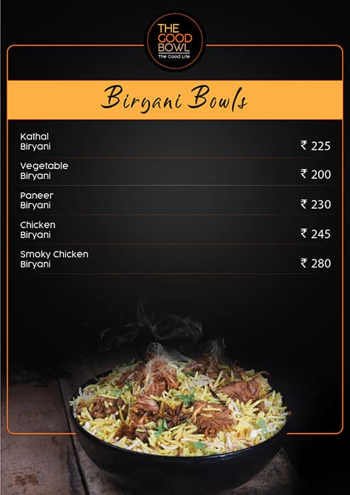 Menu at The Good Bowl, Nagpur, Shop 8