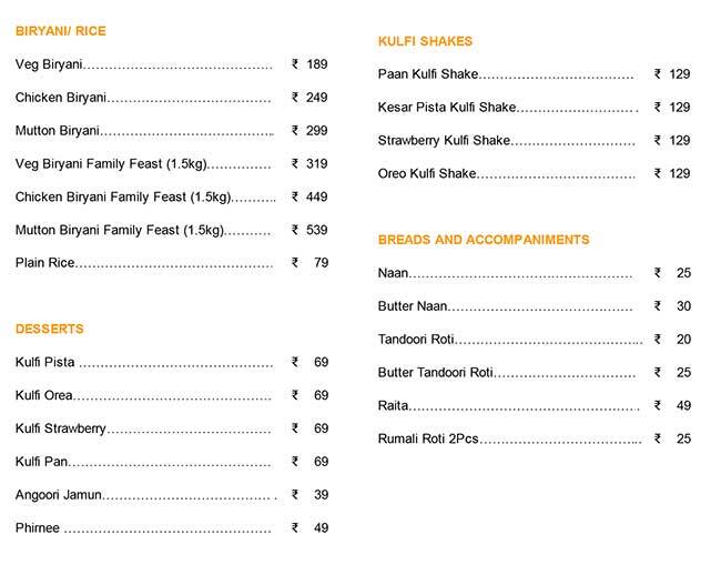 Menu at UBQ-Meals,Thalis & Bowls, Udaipur