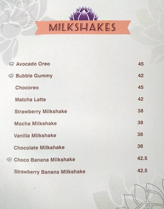 Menu at Nona Manis Lippo Mall Kemang restaurant, South Jakarta