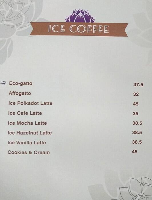 Menu at Nona Manis Lippo Mall Kemang restaurant, South Jakarta