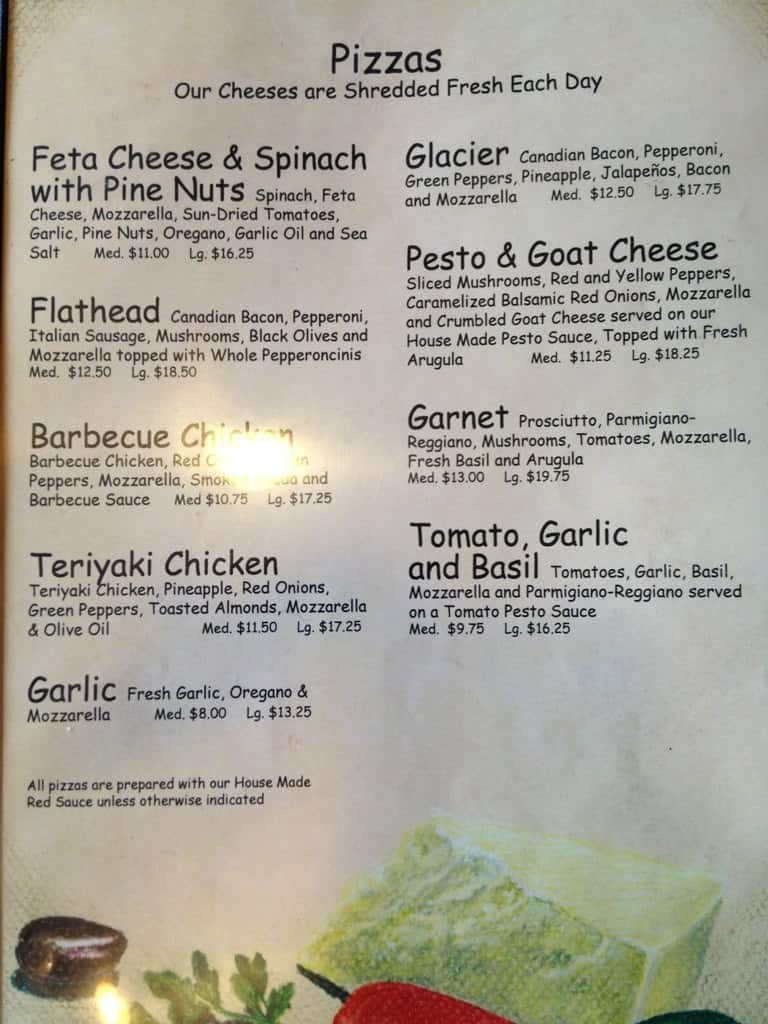 Menu at Bullman's | Wood Fired Pizza pizzeria, Helena