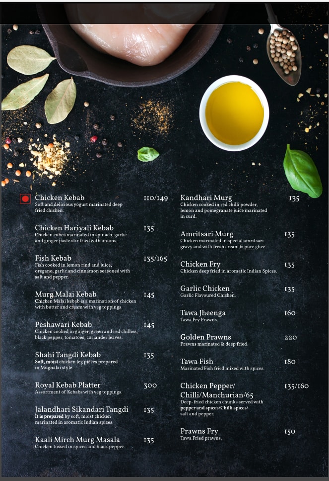 Menu at TEA TIME, Bengaluru, shop no4