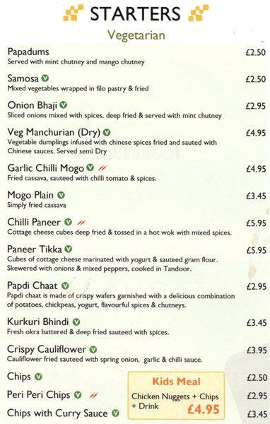 Menu at The Wolf pub & bar, Southall