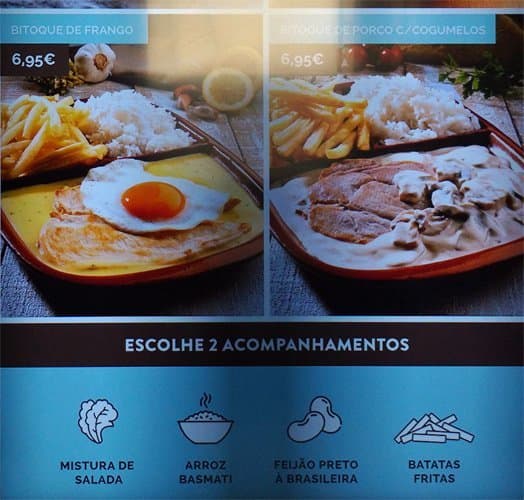 Menu em Burger Ranch restaurante de fast food, Lisboa, R. Agostinho ...