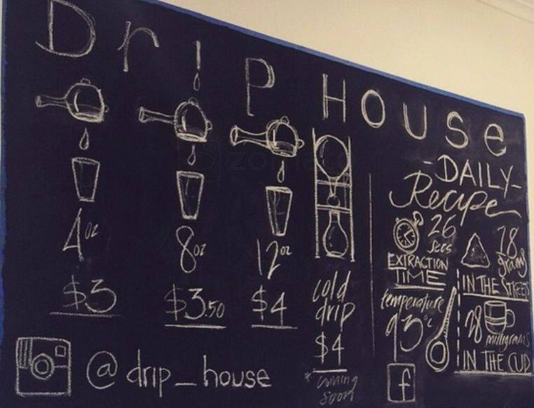 Driphouse Menu, Menu untuk Driphouse, Perth CBD, Perth - Urbanspoon/Zomato
