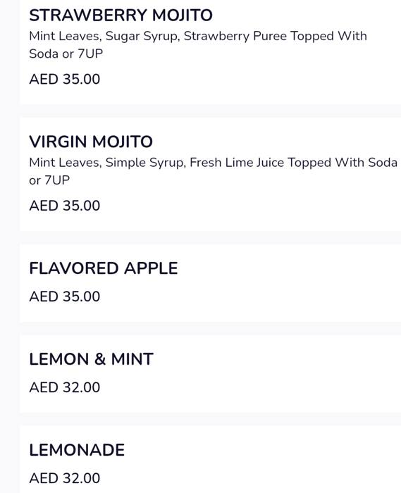 Menu at Akiba Dori - Yas Bay restaurant, Abu Dhabi