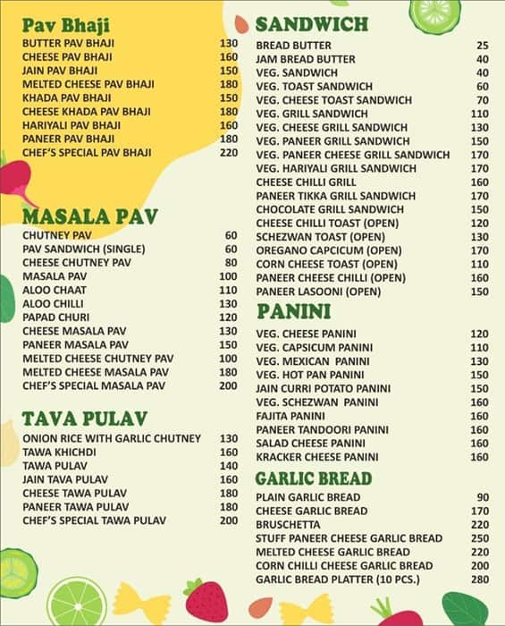 Menu of Veg Treat By Cantonese, Hiranandani Estate, Thane West, Thane