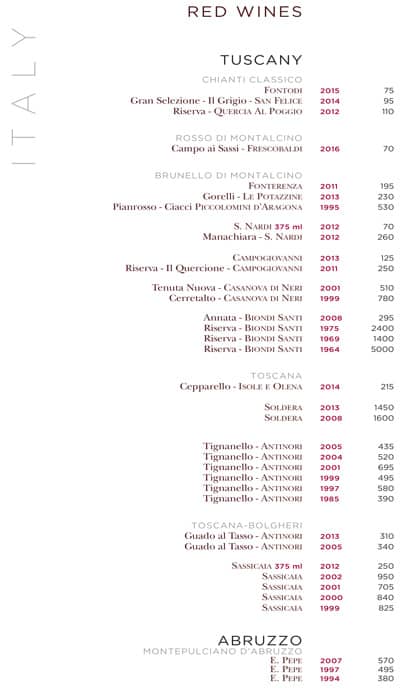 Menu at Alain Ducasse at The Dorchester restaurant, London, 53 Park Ln