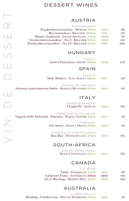 Menu at Alain Ducasse at The Dorchester restaurant, London, 53 Park Ln