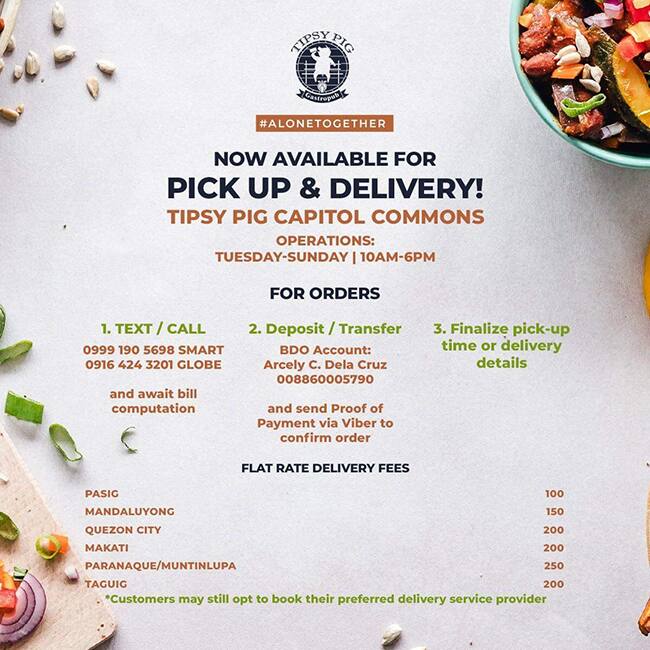 Menu at Alfredo's Cucina Toscana restaurant, Pasig, 1600 Lopez Jaena