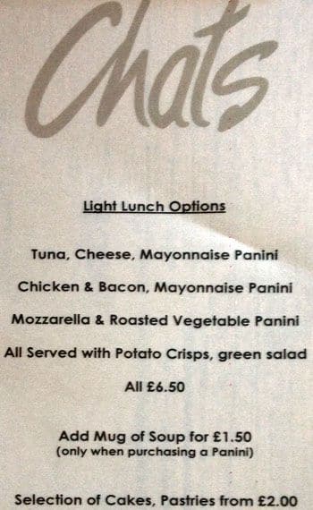 Menu at Cast Iron Grill pub & bar, Edinburgh