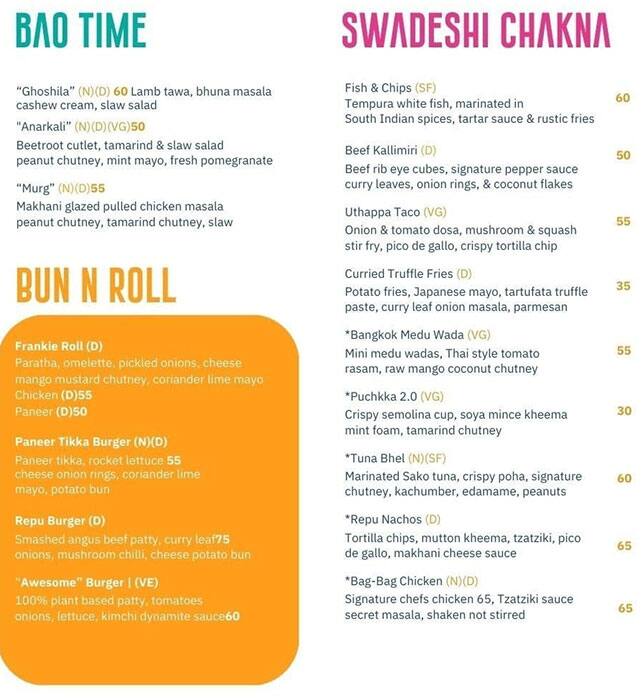 Menu of Republic Adda Bar & Lounge, Business Bay, Dubai