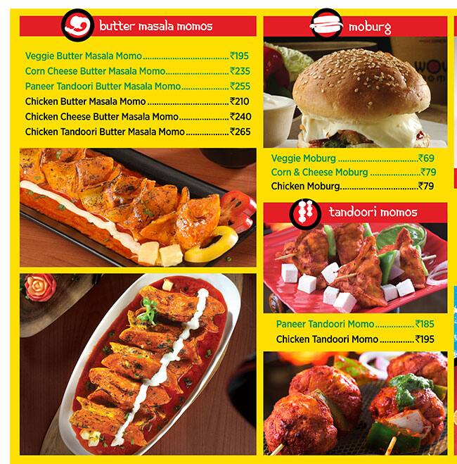 Menu at Wow! Momo, Siliguri, Shop No 39