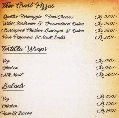 Abar Baithak Menu, Menu for Abar Baithak, Jodhpur Park, Kolkata - Zomato