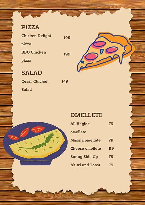 Menu of Mansi's Cafe And Snacks, Pune-Solapur Road, Pune