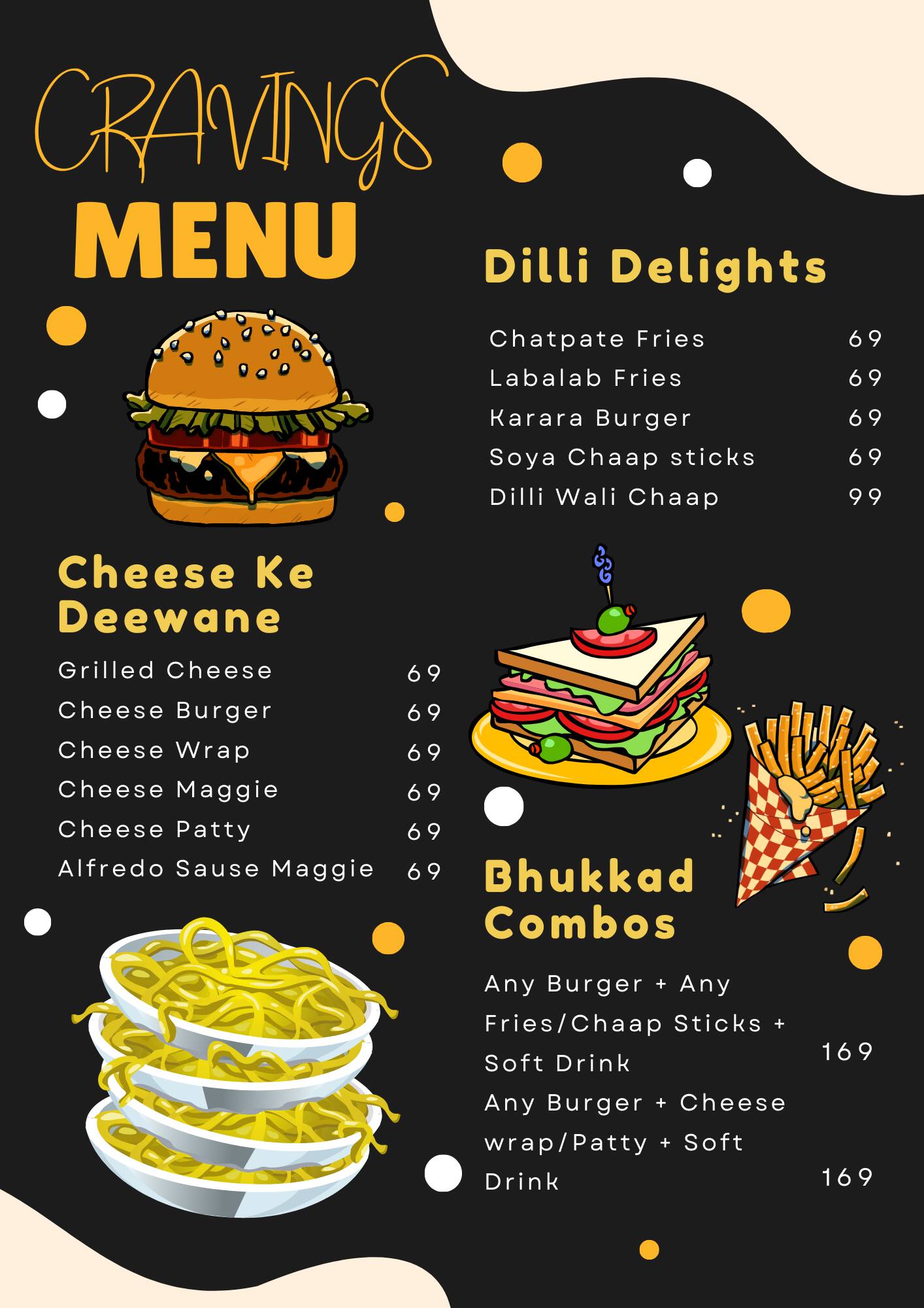 Menu of Cravings, Geeta Colony, New Delhi