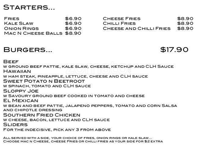 Colonel Light Hotel Menu, Menu for Colonel Light Hotel, City Centre ...