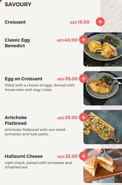 Menu of WACUP Coffee Hub, Al Jurf, Ajman