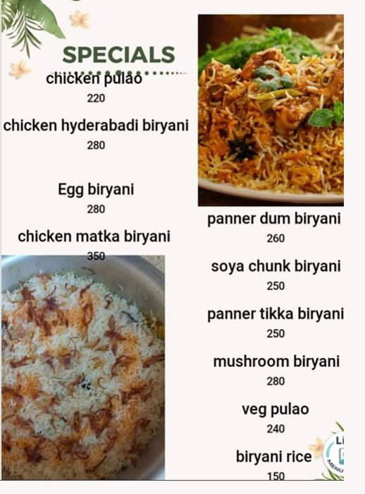 Menu of Appus Biryani House, Kondhwa, Pune