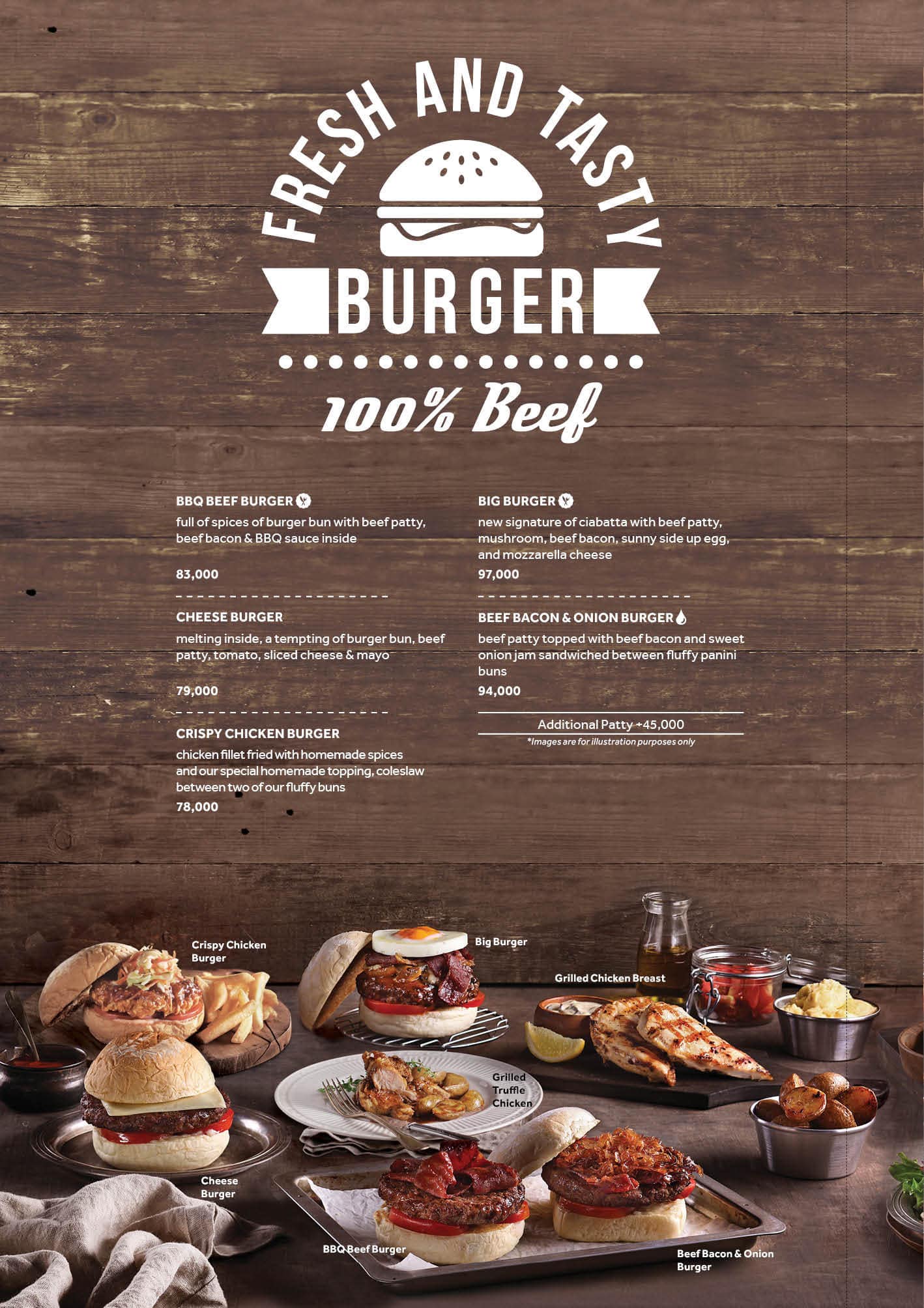 Menu at Pancious desserts, West Jakarta, Neo SOHO