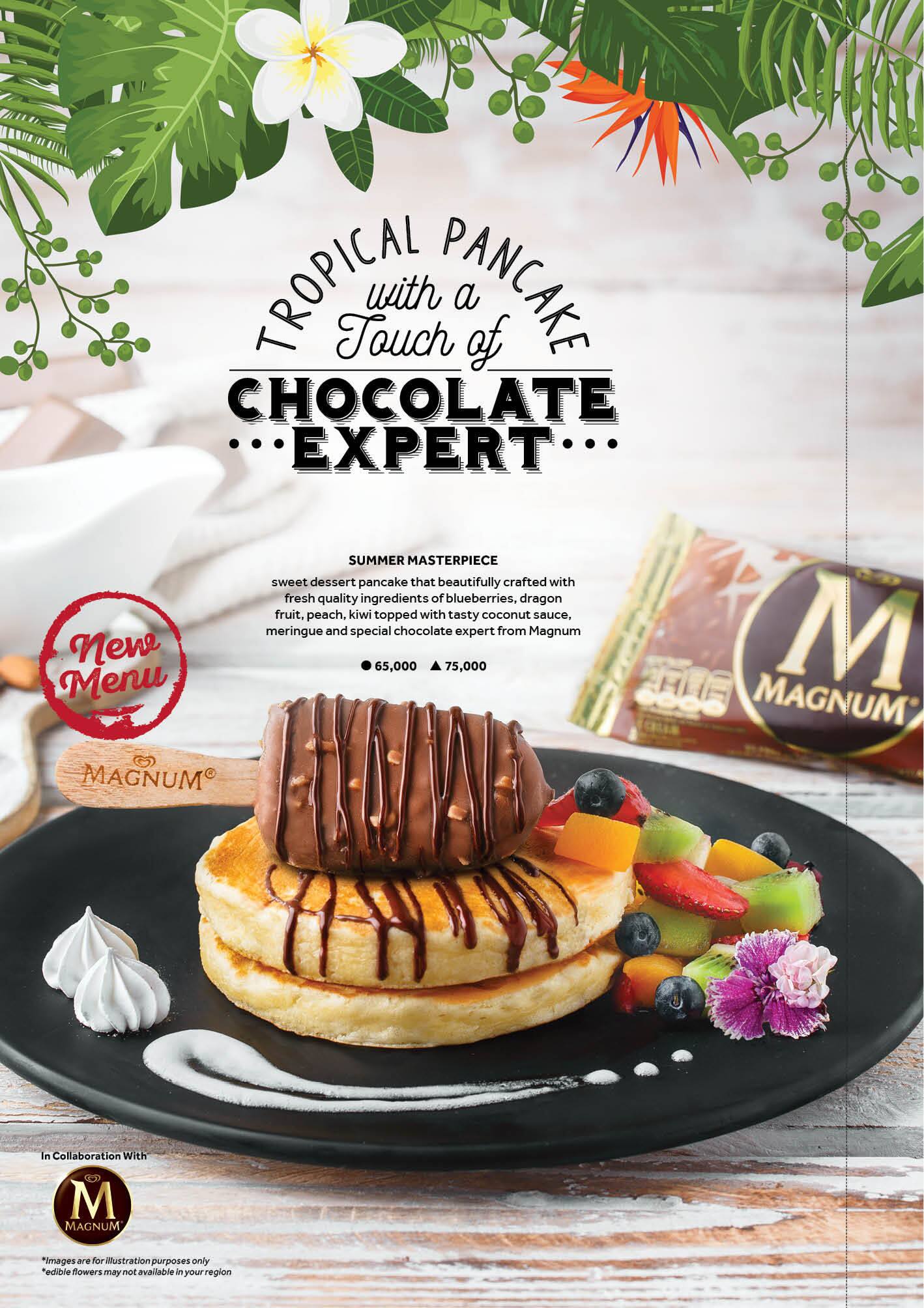 Menu at Pancious desserts, West Jakarta, Neo SOHO