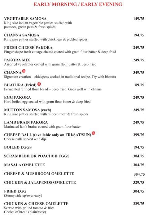 Embassy Menu, Menu for Embassy, Connaught Place, New Delhi - Zomato