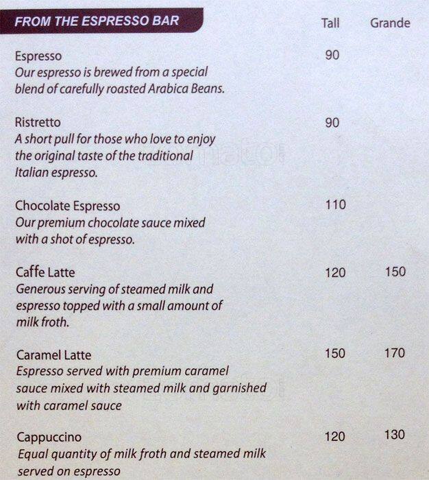 Matteo Coffea Menu, Menu for Matteo Coffea, Church Street, Bangalore ...