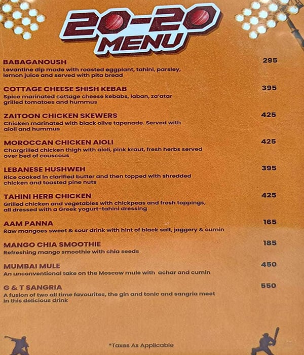 Menu of Mocha Café & Bar, Lalpur, Ranchi