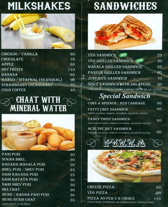 Menu at Just Bite, Mumbai, 20 a