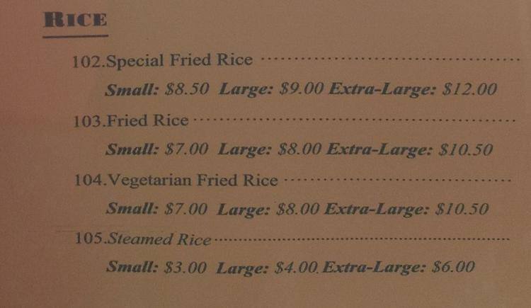 Menu at Happy Panda restaurant, Waterford West